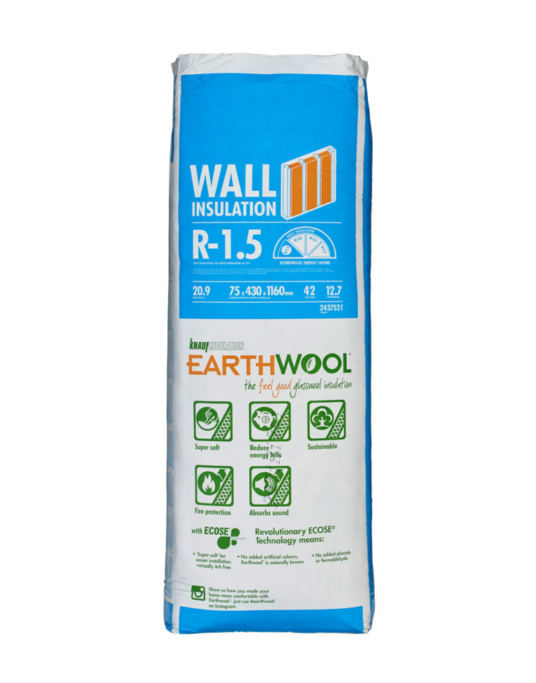 Knauf Earthwool® Wall Insulation Batts - Pricewise Insulation