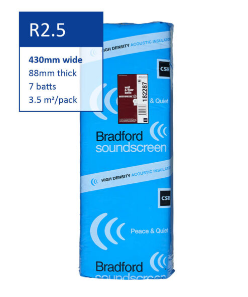 R2.5 Bradford Soundscreen™ Sound Insulation Batts